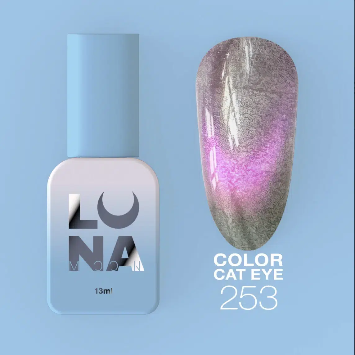 Gel polish - 253 - Cat Eye - Luna - Nabou