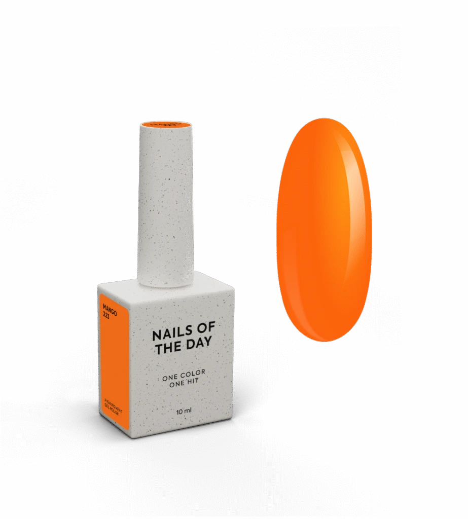 Gel Polish - Let's Special - Summer - Mango - Nails of the day - Nabou