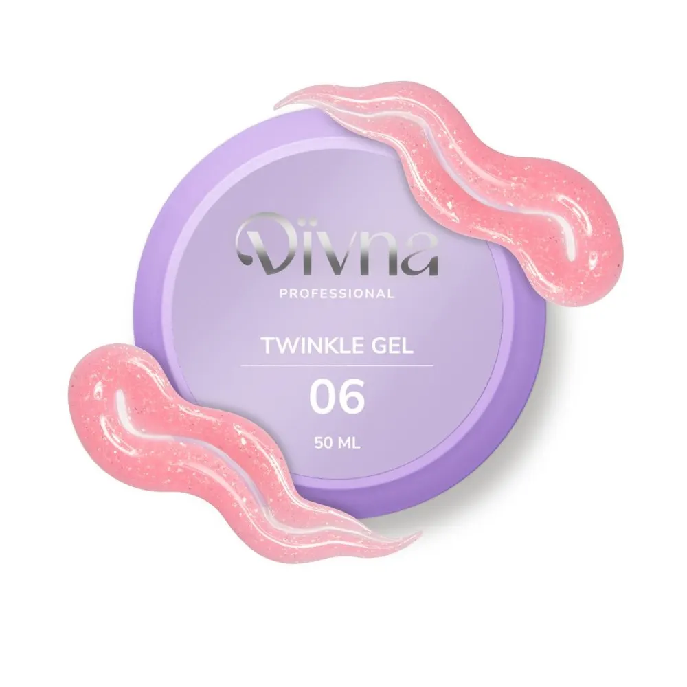 Builder Gel - Twinkle Gel - 15ml - Divna - Nabou