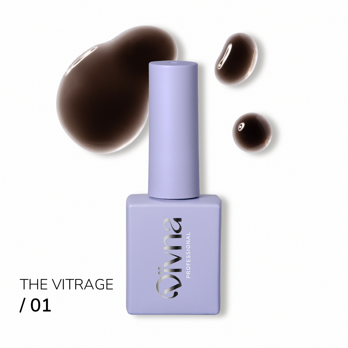 Gel Polish - Vitrage 01 - 9ml - Divna - Nabou